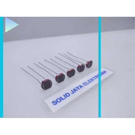 Jual Photoconductive Photodetector Sensor Cahaya Ldr 5 Mm Shopee Indonesia