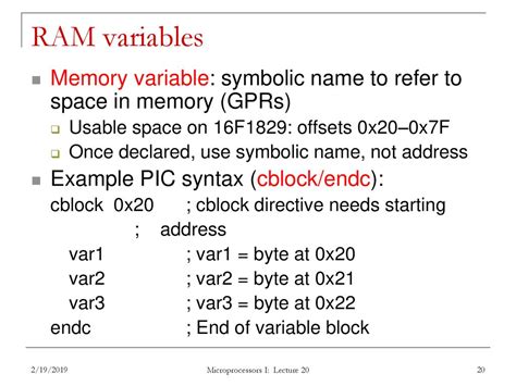 EECE 3170 Microprocessor Systems Design I Ppt Download