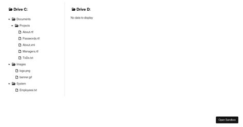 Drag And Drop For Plain Data Structure Devextreme Tree View Codesandbox