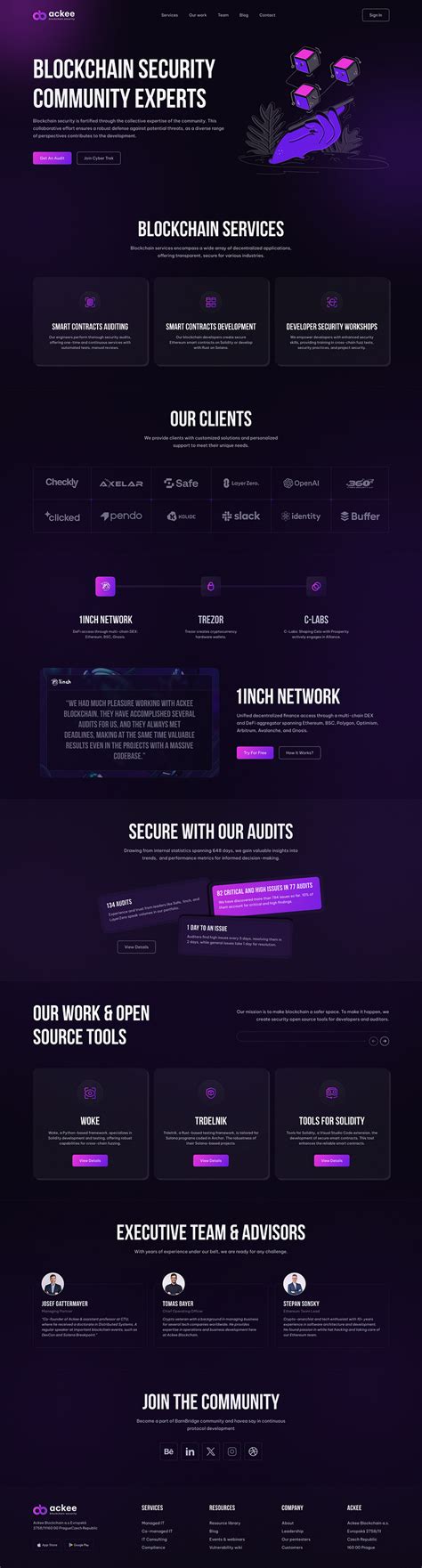 Blockchain Security Services Website By Safecode Studio On Dribbble