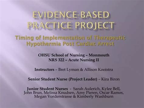 Ppt Evidence Based Practice Project Powerpoint Presentation Free