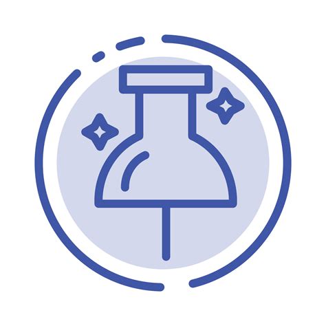 Location Navigation Pin Blue Dotted Line Line Icon Vector Art At Vecteezy