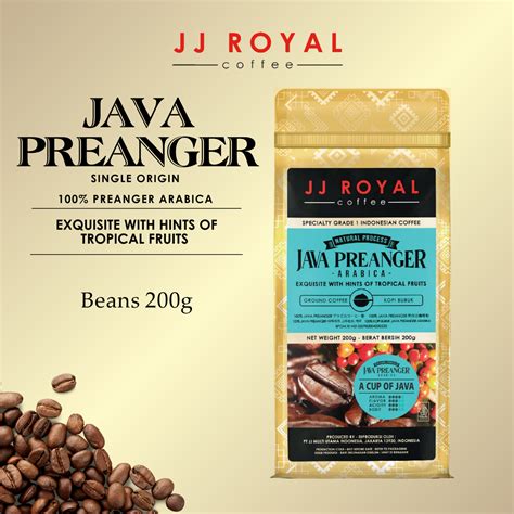 Java Preanger Single Origin Arabica Coffee Jj Royal Coffee Singapore
