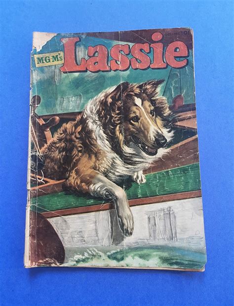 Lassie Comic Book 9 Dell Oct Dec 1952 Silver Age Comics Mgm Lassie