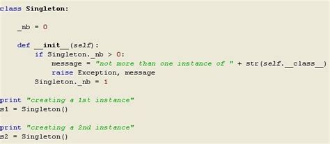 Another Gis Blog Singleton Pattern Design For Python