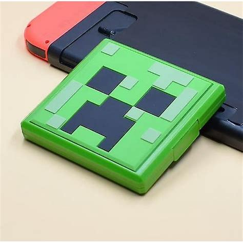 Minecraft Nintendo Switch Oled Game Card Storage Box Ns Cassette Box 11 Feliz Sencillez