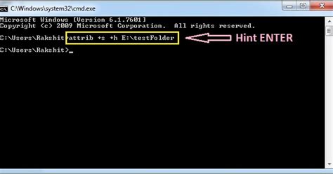 jitin s world hide unhide folders using command prompt