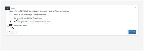 Solved 6 DO 1 Point Let F Nr Nn Which Of The Following Chegg Com
