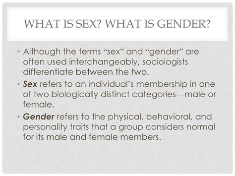 Sex And Gender Ppt Download