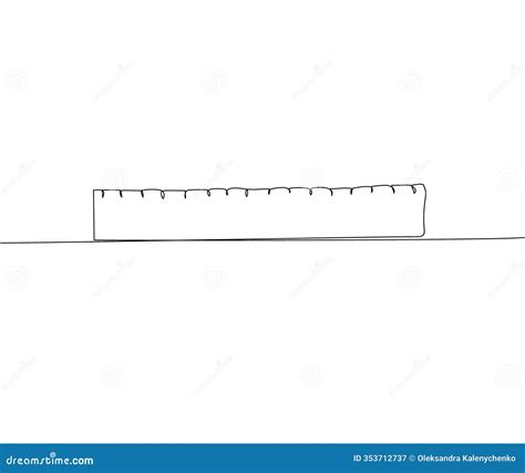 Ruler Measurement Geometry Technical Drawing One Line Art Continuous Line Drawing Of Online