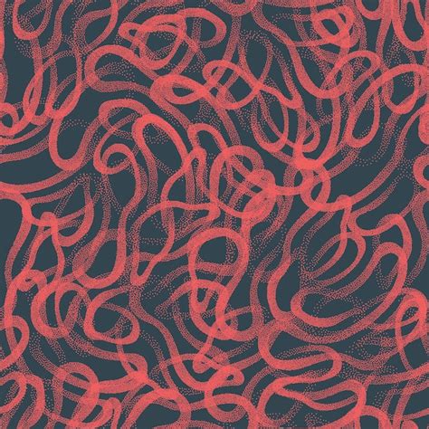 Premium Vector Trendy Seamless Pattern Intricate Structure Stippled