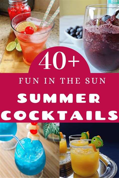 Over 40 Fun In The Sun Summer Cocktails My Turn For Us