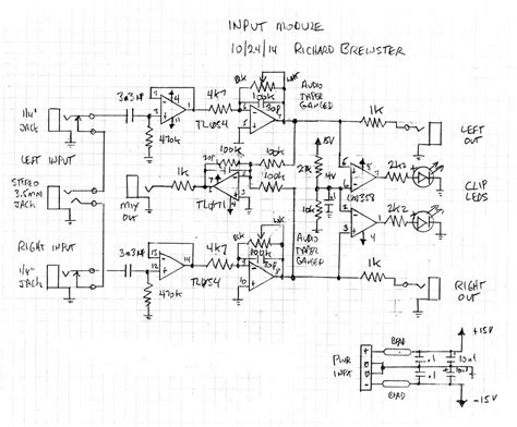 Stereo Input Module Richard Brewsters Electronic Sounds