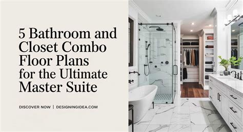 5 Master Bathroom Floor Plans With Walk In Closets For Every Size Home