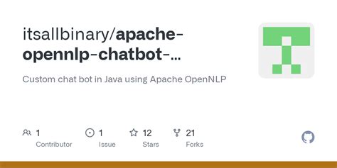 github itsallbinary apache opennlp chatbot example custom chat bot