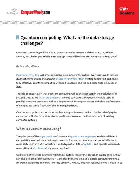 cw article quantum computing challenges pdf quantum computing