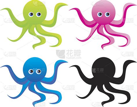 章鱼的卡通