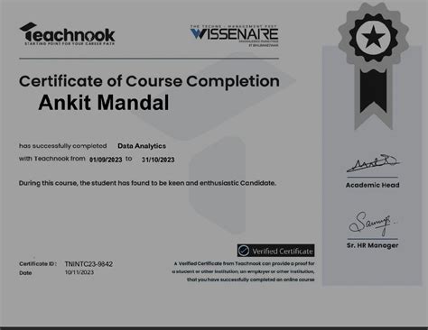 Ankit Mandal On Linkedin Dataanalytics Course From Teachnook Teachscape Online Learning Services
