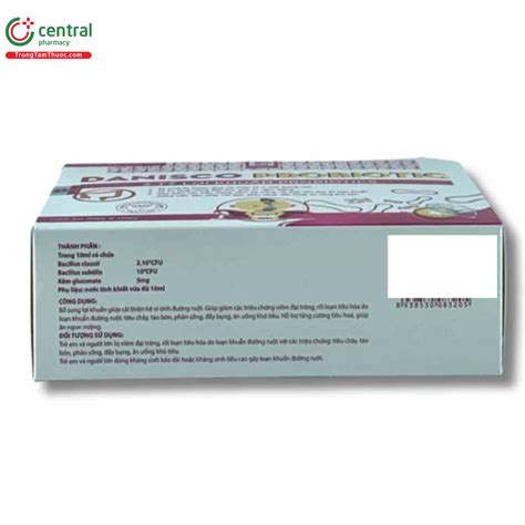 Thuốc Danisco Probiotic Bổ Sung Lợi Khuẩn Giúp Hệ Tiêu Hóa Khỏe Mạnh