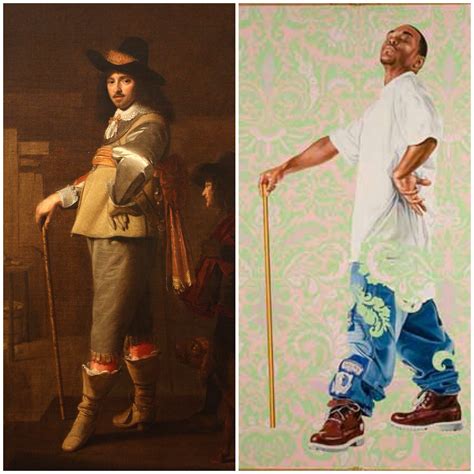 Wonderful Contemporary Update Of 17th Cent Portrait Of Andries Stilte