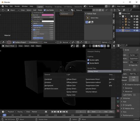 View Output Of Scalar Value Distributed On Object In Material Editor