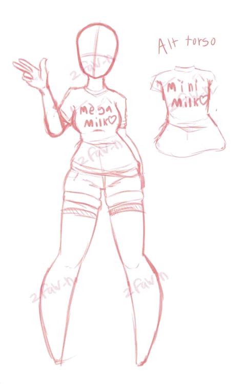 Anime Body Template Female Printable And Enjoyable Learning