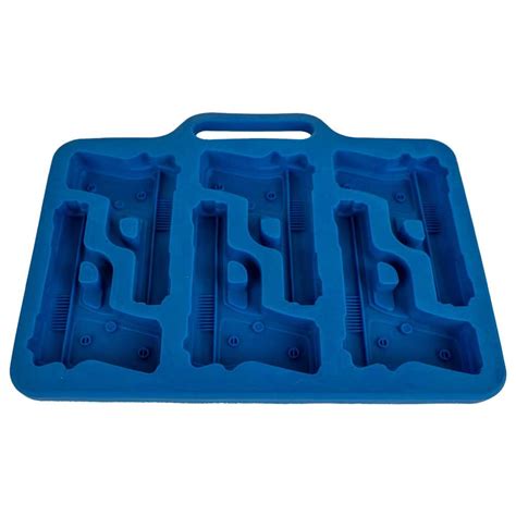 Silicone Gun Ice Tray Blue Now Trending