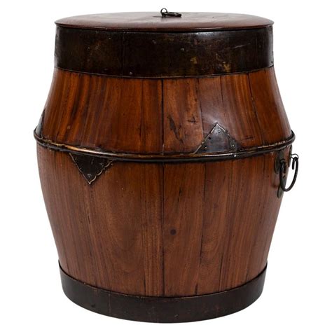 Chinese Rice Barrel With Lid Early 20th Century For Sale At 1stdibs