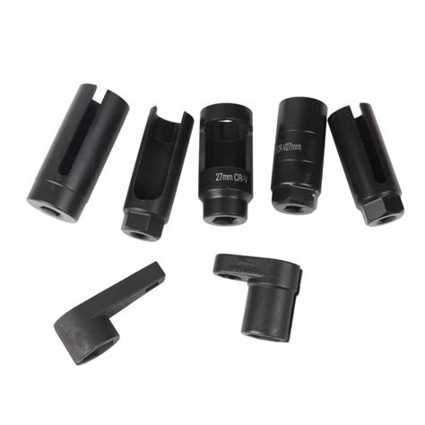 7pc Oxygen Lambda Sensor Socket Removal Set Tool Kit Engine 22mm 27mm 29mm 15 20 Ebay