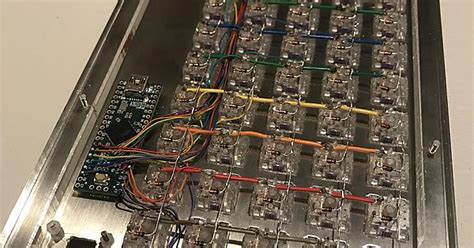 Matrix Wired Qmk Loaded And Workingoled Display Still Wip