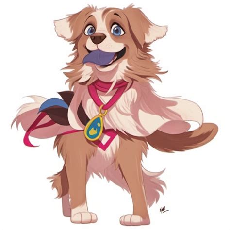 Girl With Dog Stable Diffusion Online