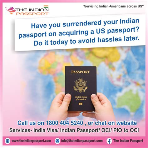 The Indian Passport Have You Surrendered Your Indian Passport On