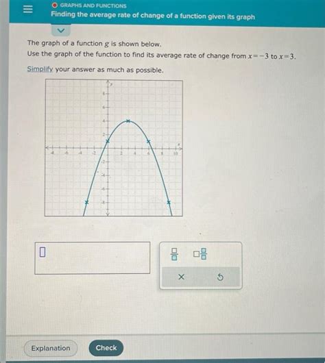 Solved The Graph Of A Function G Is Shown Below Use The