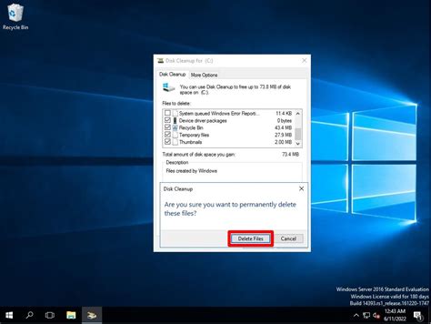 Windows Server 2016 Disk Cleanup Method Shima System Academy