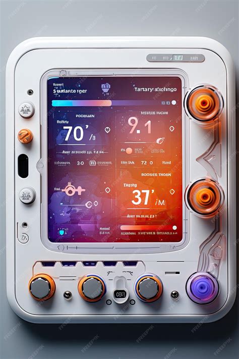 Premium Photo Iot Control Panel Ui Mockup Design A Userfriendly Control Panel Ui Mockup