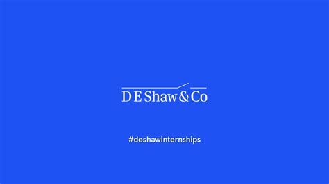 Our Internship Experience The D E Shaw Group Youtube