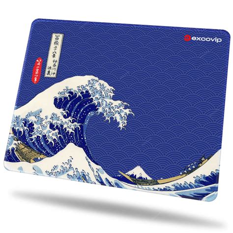 Excovip Mouse Pad Soft Comfort Stitched Edge Simple Desktop Computer Laptop Study Games Office