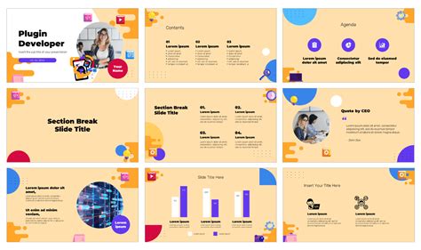 Plugin Developer Free Google Slides Theme PowerPoint Template