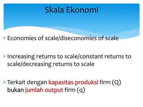 PPT Ekonomi Industri Jangka Waktu Dan Skala Ekonomi PowerPoint Presentation ID