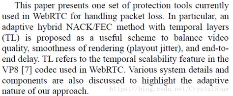 Webrtc Qos方法（汇总篇） Csdn博客