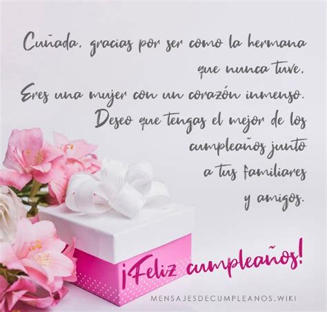 🧡 Frases De Cumpleaños Para Una Cuñada 100 Mensajes【2021】