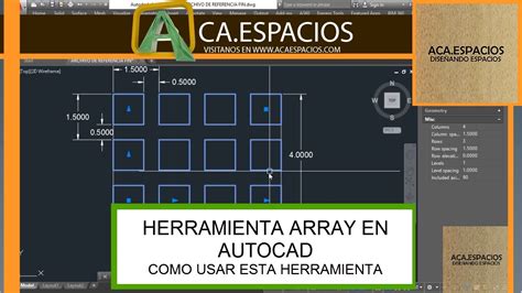 Array Autocad Comando Array Autocad Autocad Array Como Usar Array En Autocad Youtube Array Autocad Comando Array Autocad Autocad Array Como Usar Array En Autocad Youtube