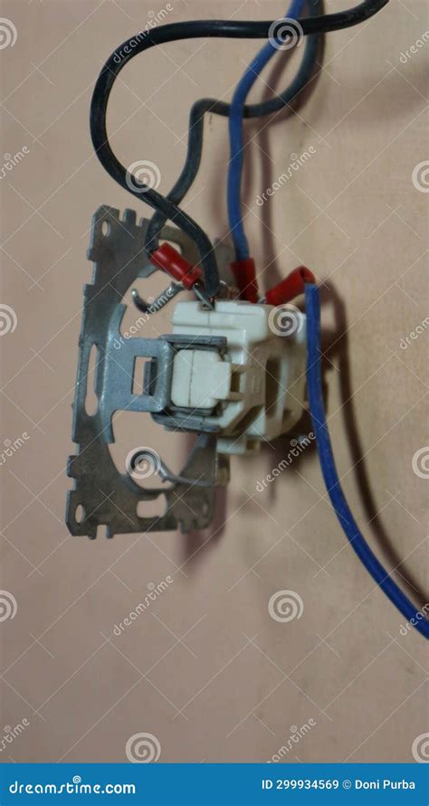 The Socket Is Damaged And Is Being Repaired Stock Image Image Of