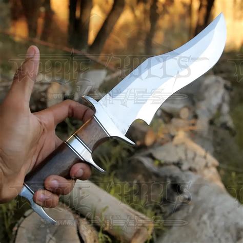 Bowie Knife Handmade Fix Blade Hunting Knife Semi Stainless Steel