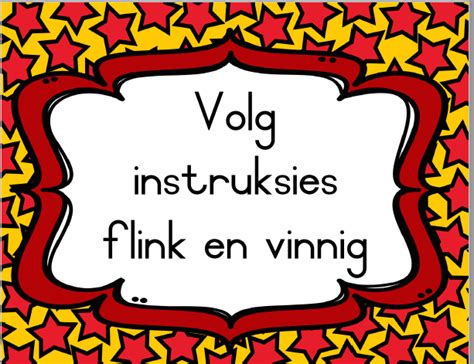 Ons Klas Se Reëls Juffrou Met Hart Ons Klas Se Reëls Juffrou Met Hart