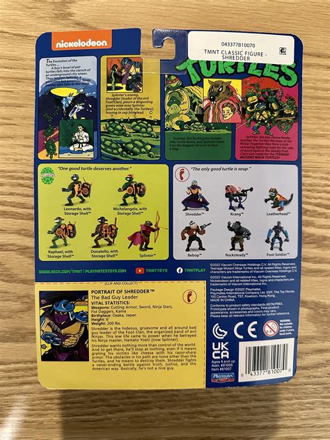 Tmnt Storage Shells Plus Shredder R Tmnt