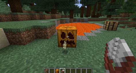 Crafting A Jack O Lantern In Minecraft Minecraftvault