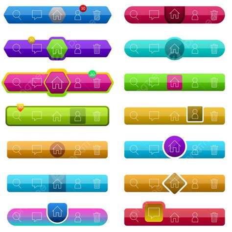 User Interface Mobile Menu Design App Page Mail Ui Png And Vector