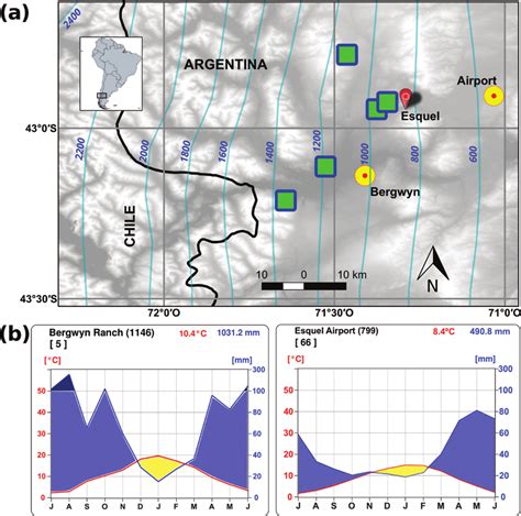 A Map Showing The Location Of The Five Sampling Sites Squares The