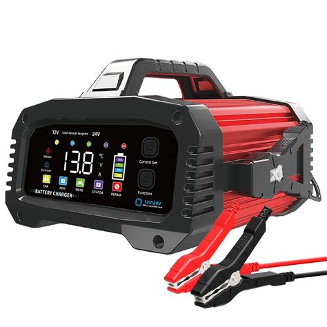 Tk 2500 12v25a 24v15a Lead Acid Lifepo4 Battery Charger Fully Automatic